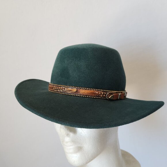 Bailey | Accessories | Vintage Bailey Mens Cowboy Western Fedora Hat ...